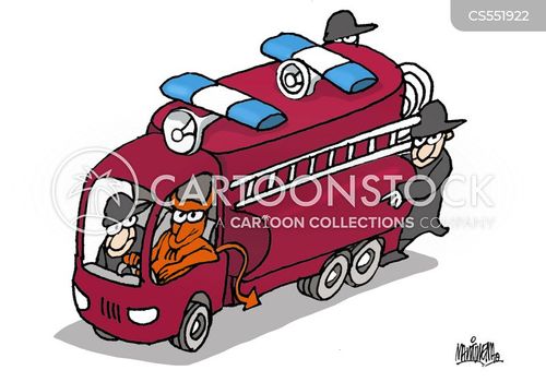 Fire Engine Cartoons and Comics - funny pictures from CartoonStock