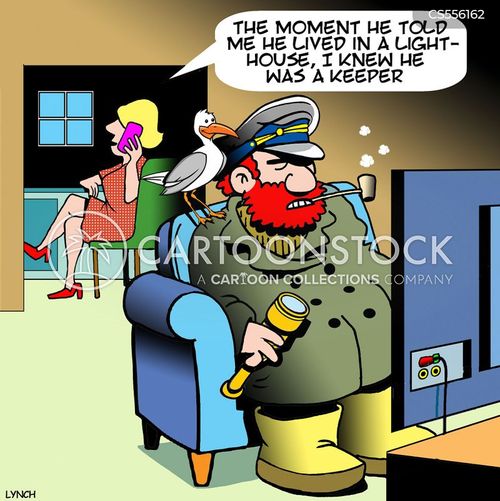 Lighthouse Keeper Cartoons and Comics - funny pictures from CartoonStock