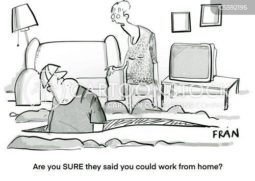 Remote-worker Cartoons and Comics - funny pictures from CartoonStock