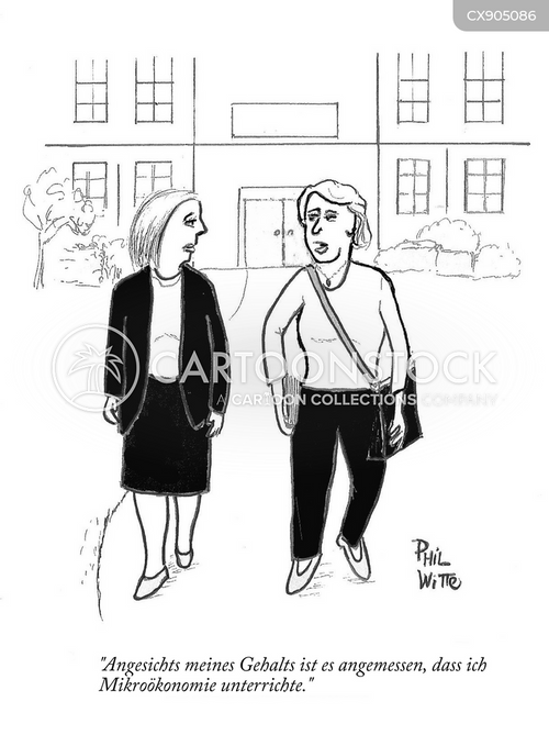 Cartoons und Karikaturen mit Professoren