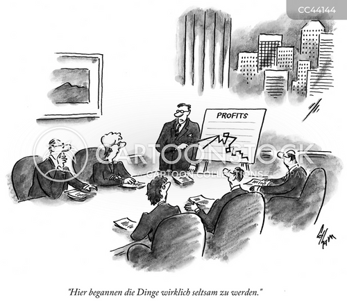 Cartoons und Karikaturen mit Statistik