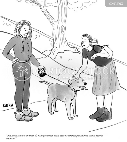 Dessins humoristique et caricaturés avec Promenade