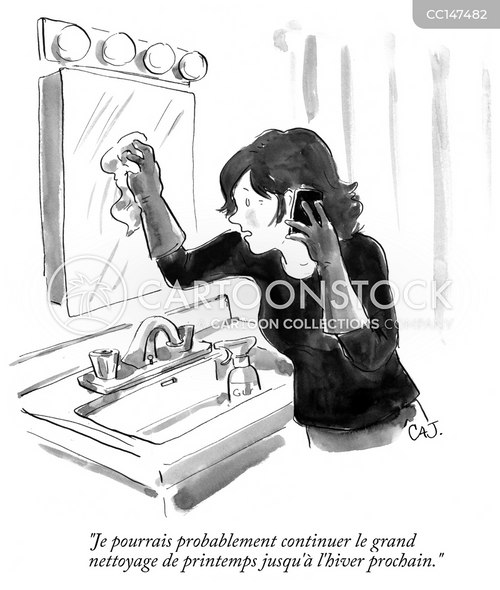 Dessins humoristique et caricaturés avec Planning De Nettoyage