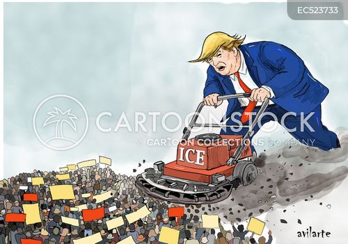 Anti-ice Protests Cartoons and Comics - funny pictures from CartoonStock