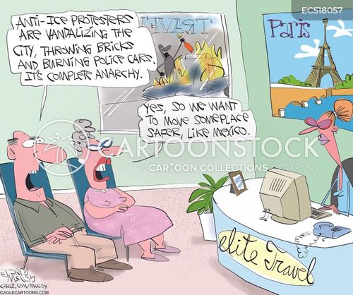 Anti-ice Protests Cartoons and Comics - funny pictures from CartoonStock