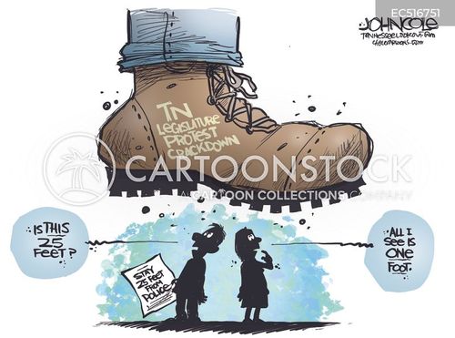 Freedom Of Assembly Cartoons and Comics - funny pictures from CartoonStock