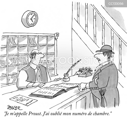 Dessins humoristique et caricaturés avec Le Temps Retrouvé