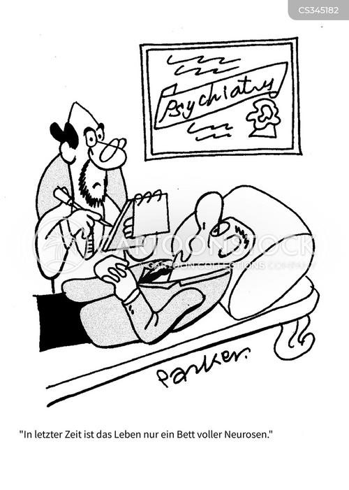 Cartoons und Karikaturen mit Neurotizismus