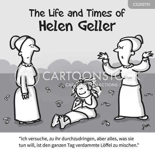 Cartoons und Karikaturen mit Anne Sullivan