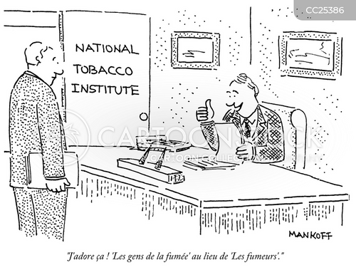 Dessins humoristique et caricaturés avec Maladies Pulmonaires