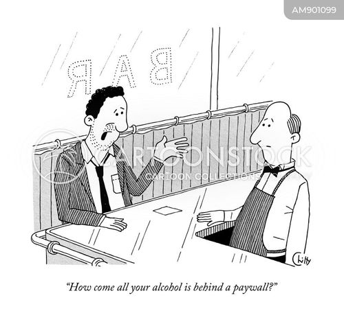 Paywall Cartoons and Comics - funny pictures from CartoonStock