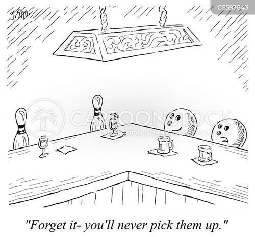 Bowling Game Cartoons and Comics - funny pictures from CartoonStock