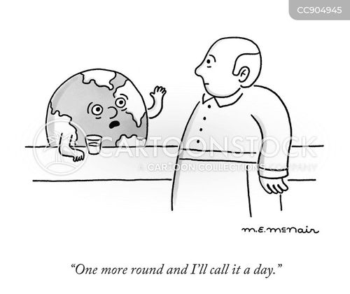Bartender And Earth Cartoons and Comics - funny pictures from CartoonStock