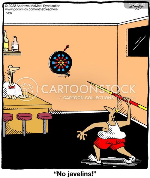 Sports Equipment Misuse Cartoons and Comics - funny pictures from ...