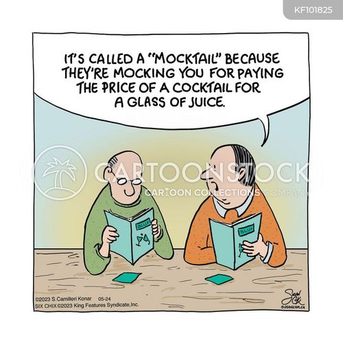 Mocktails Cartoons and Comics - funny pictures from CartoonStock