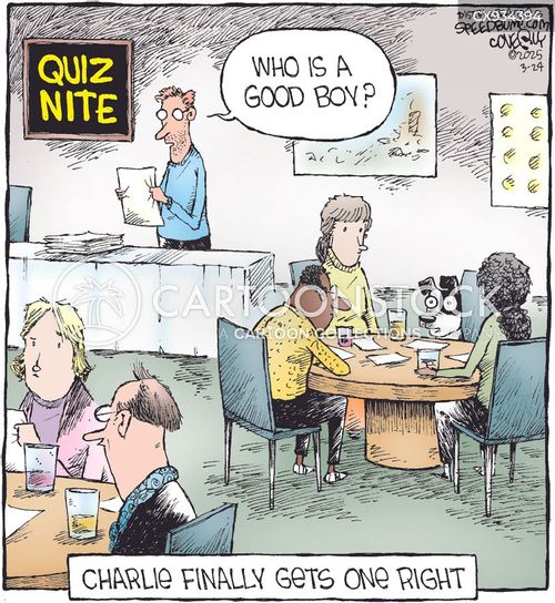 Quiz Night Cartoons and Comics - funny pictures from CartoonStock