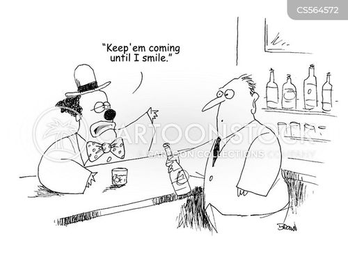 Grumpy Bar Cartoons and Comics - funny pictures from CartoonStock