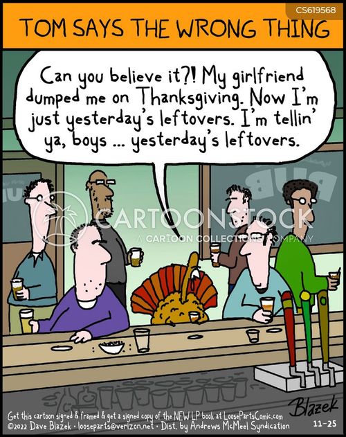 Turkey Leftovers Cartoons and Comics - funny pictures from CartoonStock