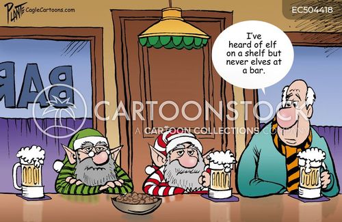 Two Elves Go To A Bar Cartoons and Comics - funny pictures from ...