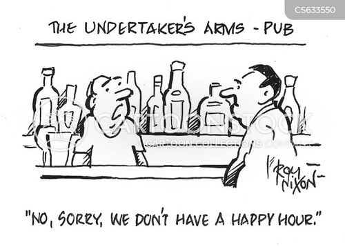 Undertaker-pub Cartoons and Comics - funny pictures from CartoonStock