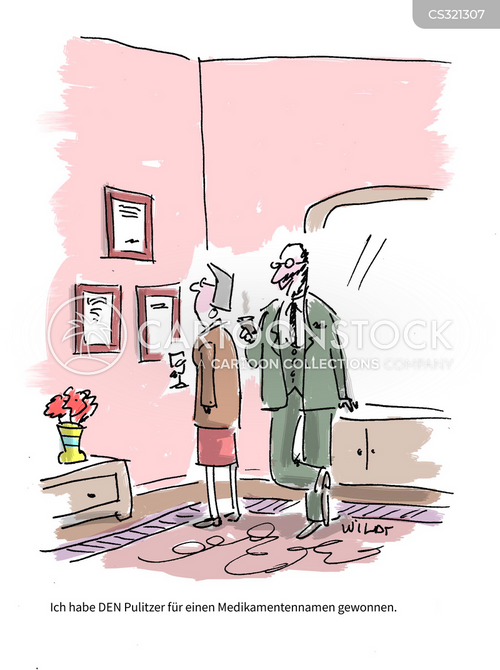 Cartoons und Karikaturen mit Pulitzer