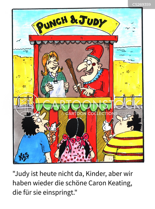 Cartoons und Karikaturen mit Punch Judy