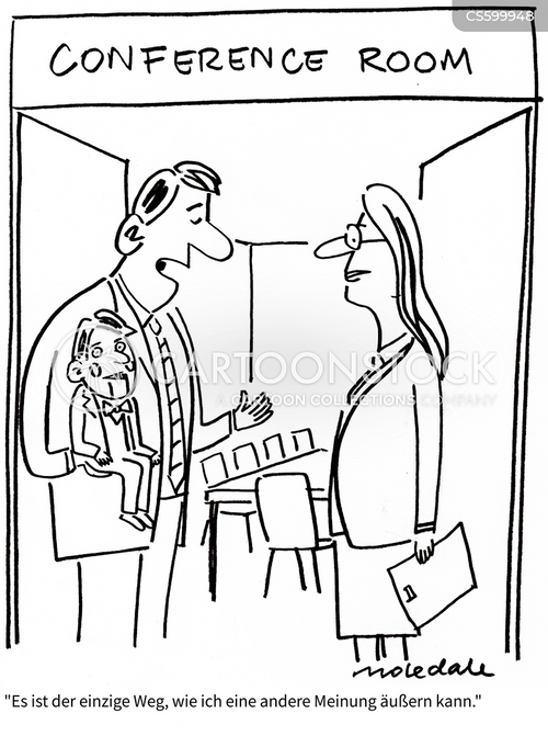 Cartoons und Karikaturen mit Andere Meinung