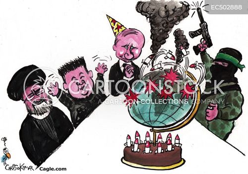 Hezbollah Militants Cartoons and Comics - funny pictures from CartoonStock