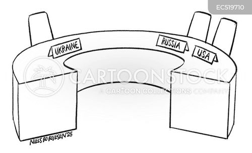 Peace Table Cartoons and Comics - funny pictures from CartoonStock