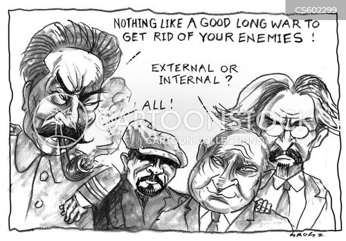 External Enemies Cartoons and Comics - funny pictures from CartoonStock