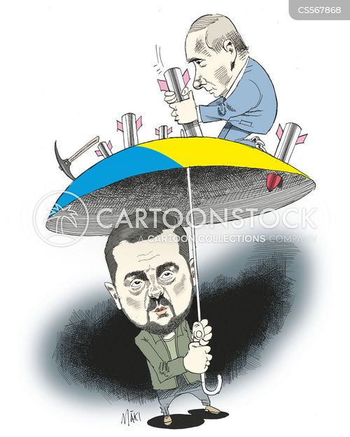 President Zelenskyy Cartoons and Comics - funny pictures from CartoonStock