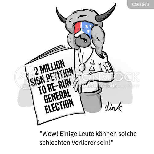Cartoons und Karikaturen mit Schlechte Verlierer
