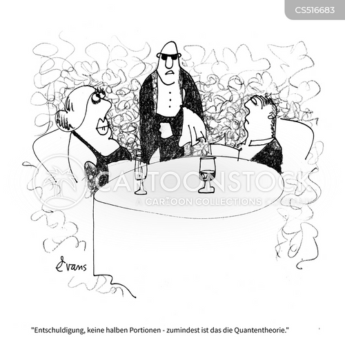 Cartoons und Karikaturen mit Quantentheorie