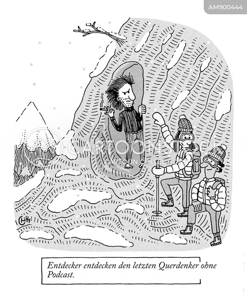 Cartoons und Karikaturen mit Entdeckerinnen