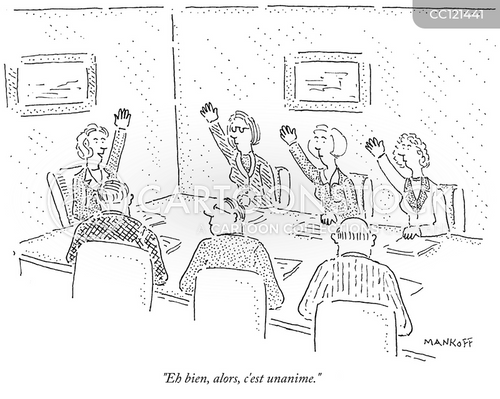 Dessins humoristique et caricaturés avec Construction De Consensus