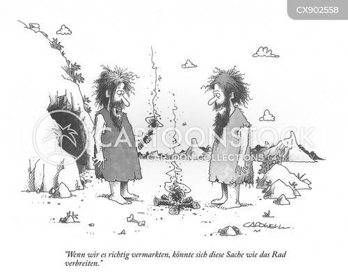 Cartoons und Karikaturen mit Weiterentwicklung