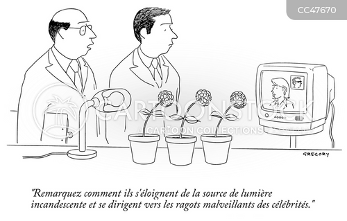 Dessins humoristique et caricaturés avec Physiologie Végétale