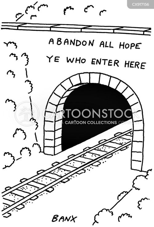 Hope-abandonment Cartoons and Comics - funny pictures from CartoonStock