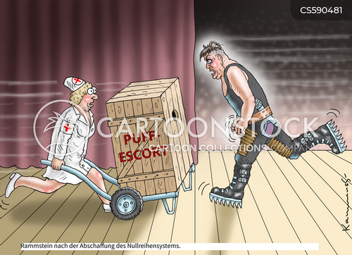 Cartoons und Karikaturen mit Rammstein