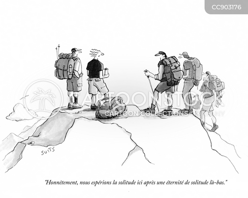 Dessins humoristique et caricaturés avec Trekking