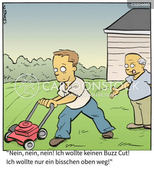 Cartoons und Karikaturen mit Buzz Cut
