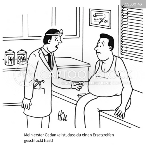 Cartoons und Karikaturen mit Medizinische Beobachtungen