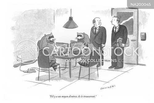 Dessins humoristique et caricaturés avec Crimes Informatiques