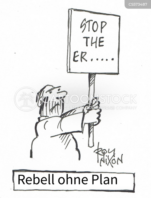 Cartoons und Karikaturen mit Ahnungslos