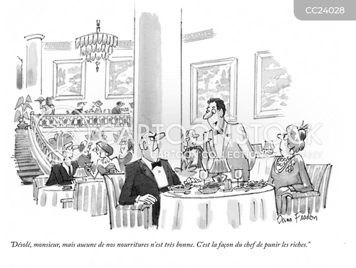 Dessins humoristique et caricaturés avec Recommandation De Restaurant