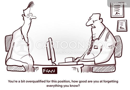Overqualified Cartoons and Comics - funny pictures from CartoonStock