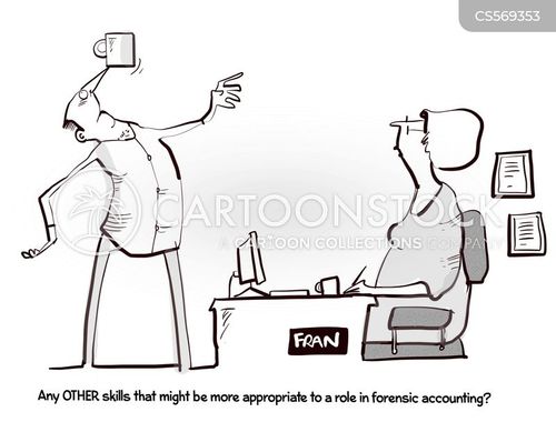 Forensic Account Cartoons and Comics - funny pictures from CartoonStock
