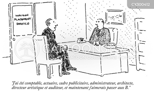 Dessins humoristique et caricaturés avec Test De Placement Professionnel
