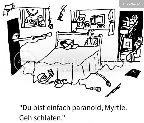 Cartoons und Karikaturen mit Paranoid Regierung