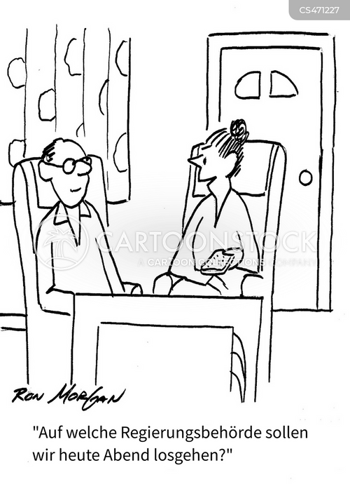 Cartoons und Karikaturen mit Regierung